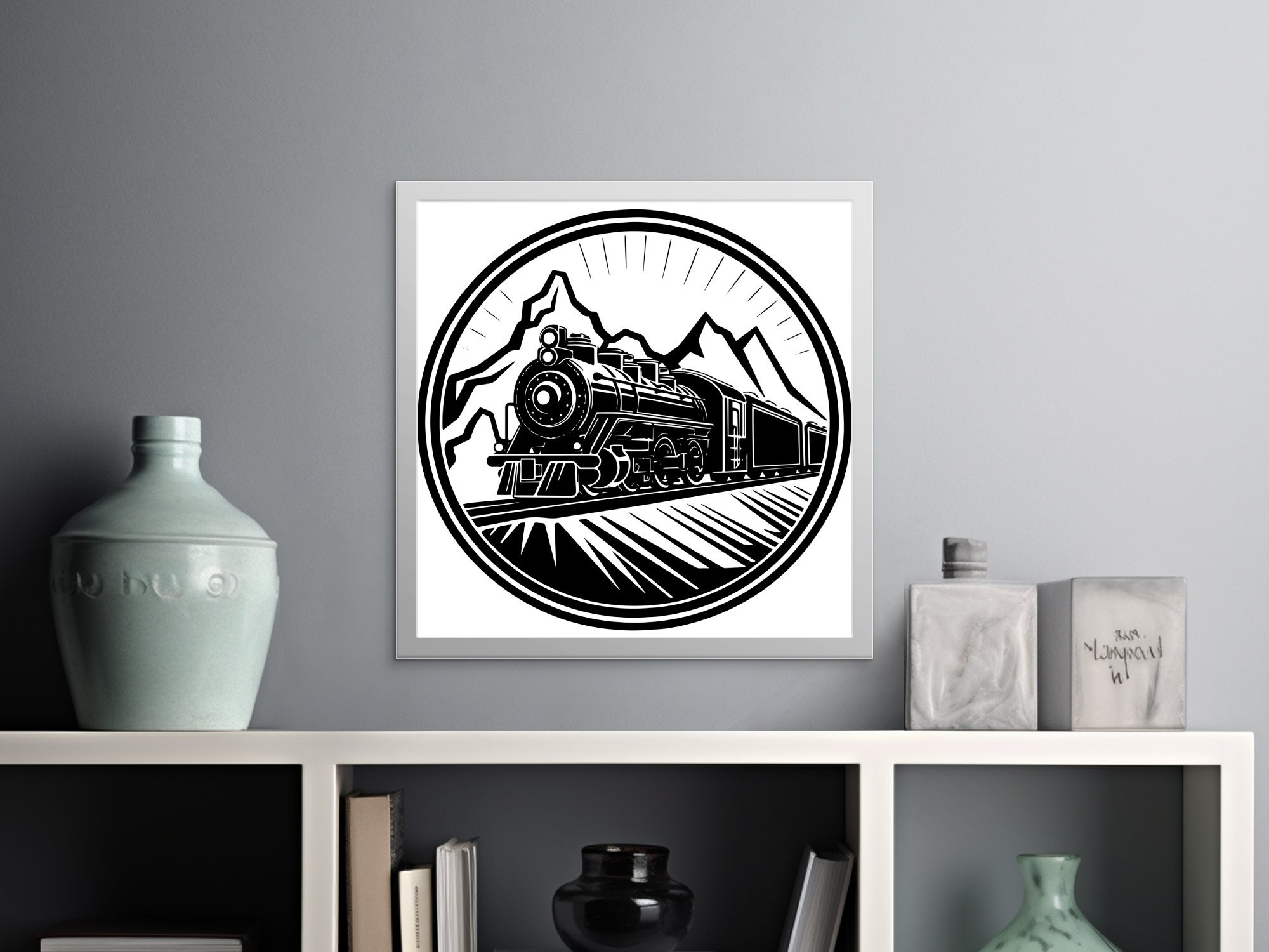 STEAM TRAIN SVG, Train Clipart, Train Svg Cut File for Cricut, Steam ...