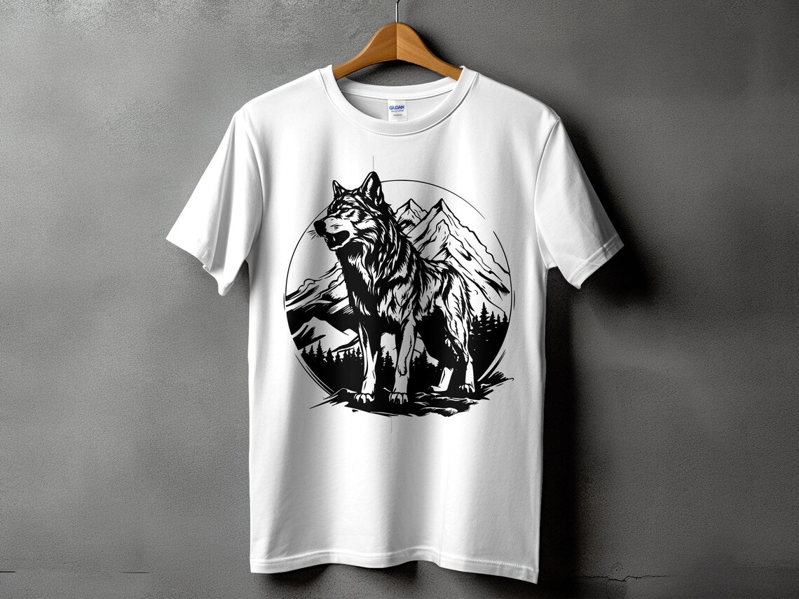 ALPHA WOLF HOWL Svg, Wild Wolf Howl Svg Files for Cricut, Wolf Predator ...