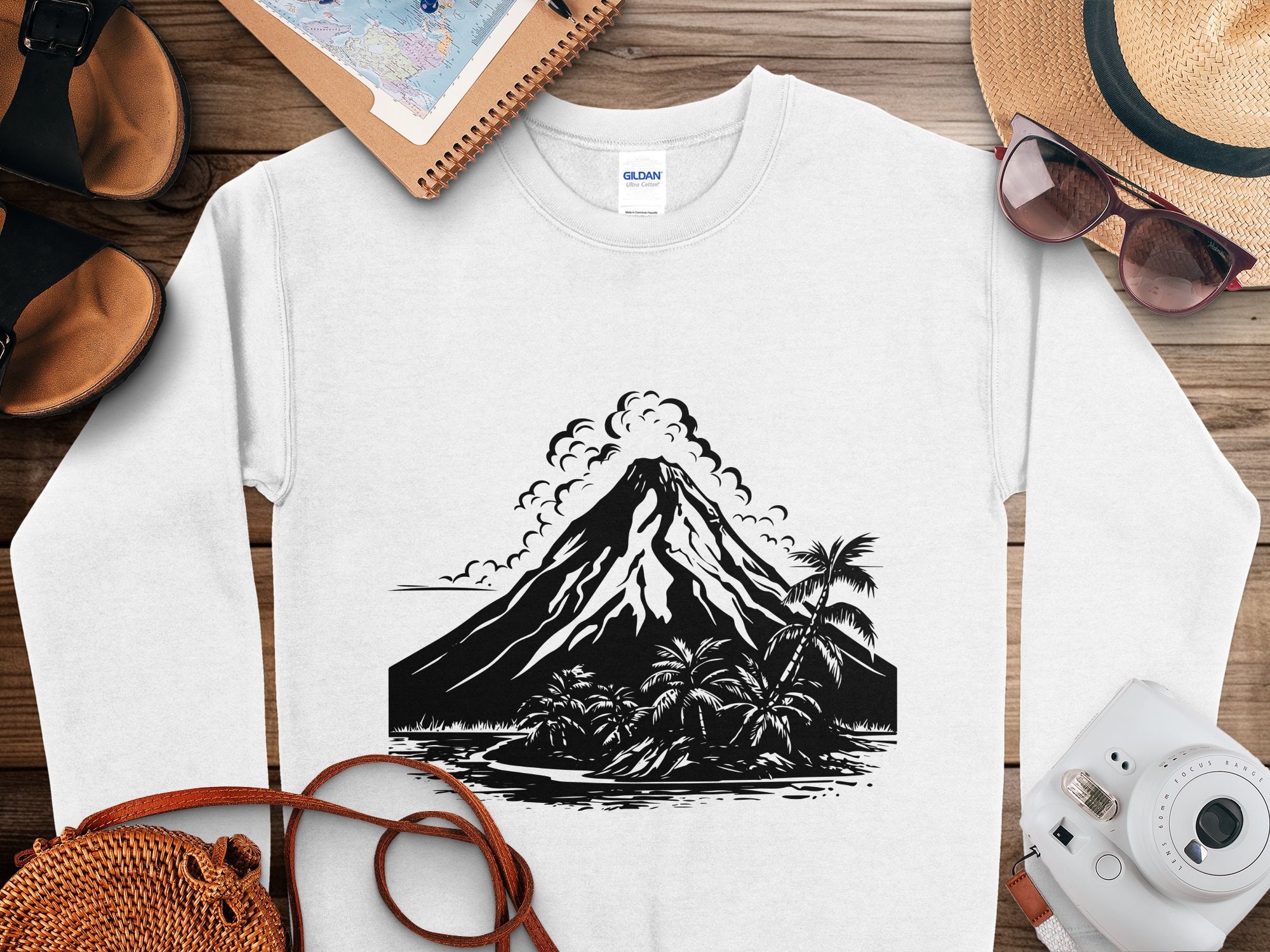 ARENAL VOLCANO SVG, Costa Rica Park Svg Files for Cricut, Volcano ...