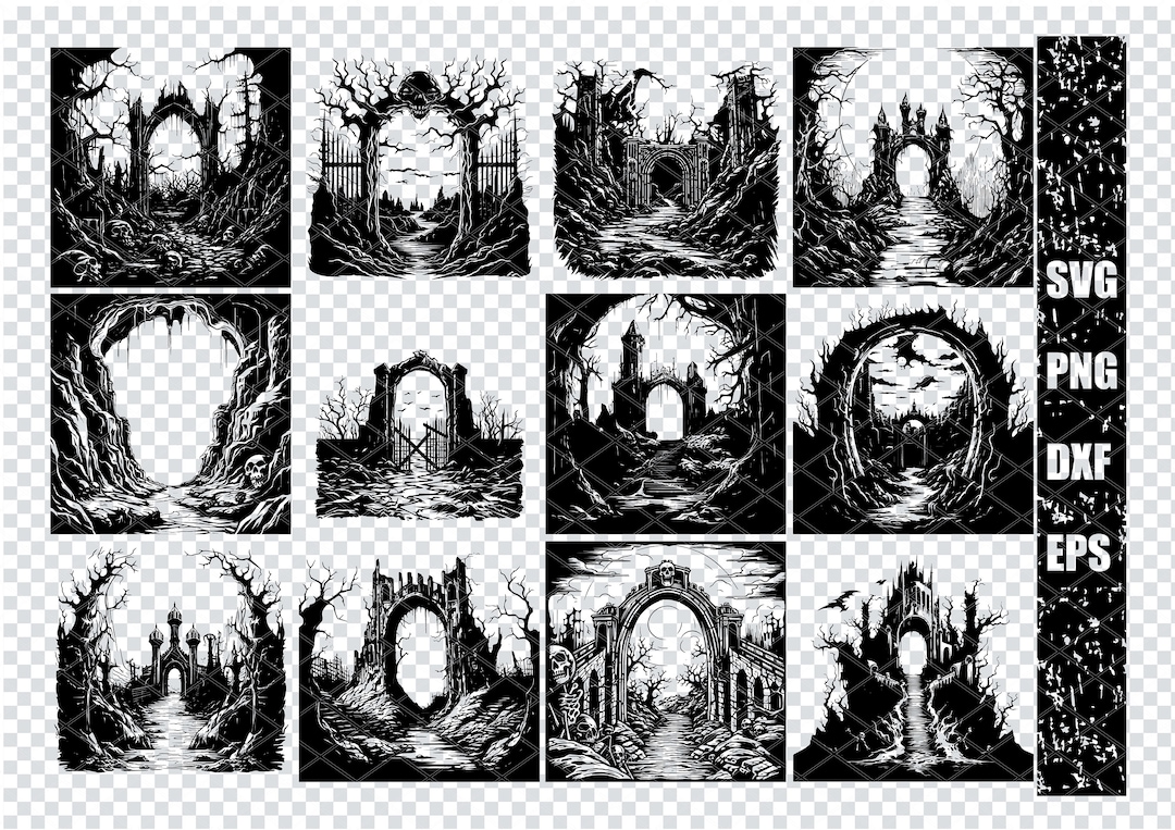 HELL GATE INFERNO Svg, Hell Gate Inferno Svg Files for Cricut, Dark ...