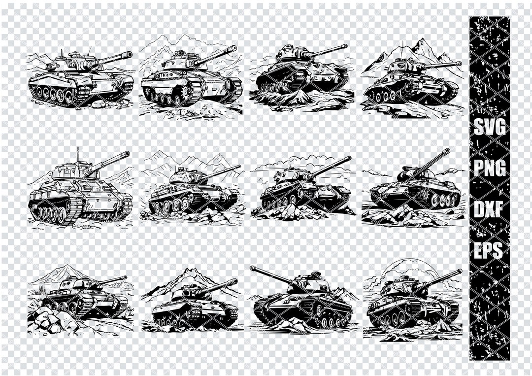 ARMORED TANKS SVG, Tanks Battle Svg Files for Cricut, Armored Tank ...