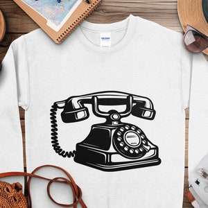VINTAGE TELEPHONE Svg, Classic Telephone Svg Files for Cricut, Retro ...