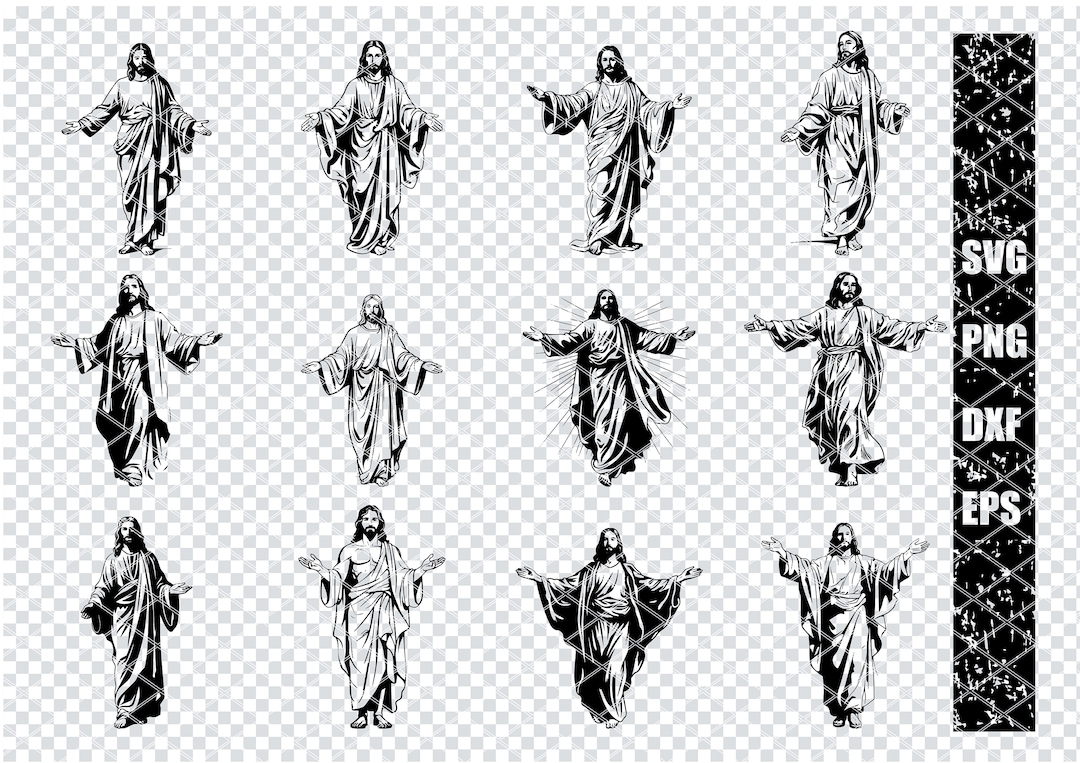 JESUS CHRIST SVG, Jesus Christ Messiah Svg Files for Cricut, Son of God ...