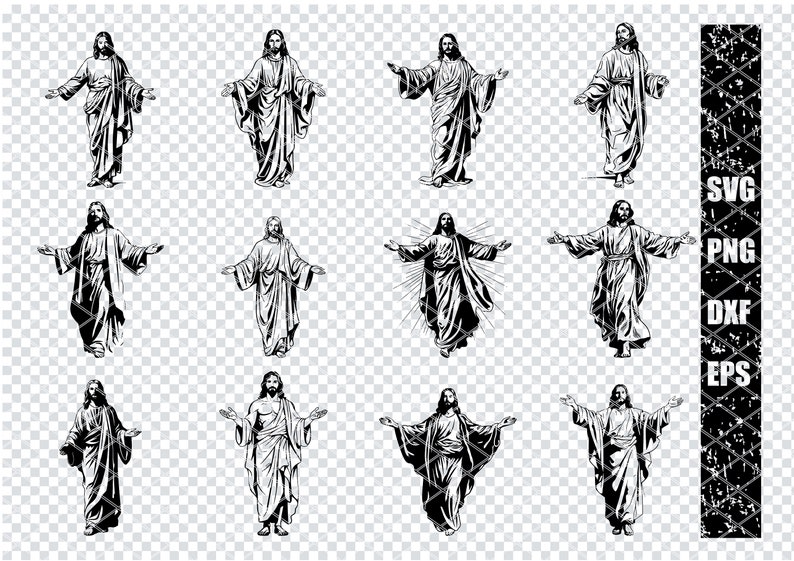 JESUS CHRIST SVG, Jesus Christ Messiah Svg Files for Cricut, Son of God ...