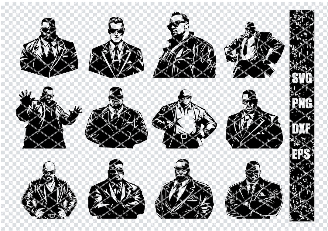 CLUB BOUNCER SVG, Security Guard Svg Files for Cricut, Security Bouncer ...