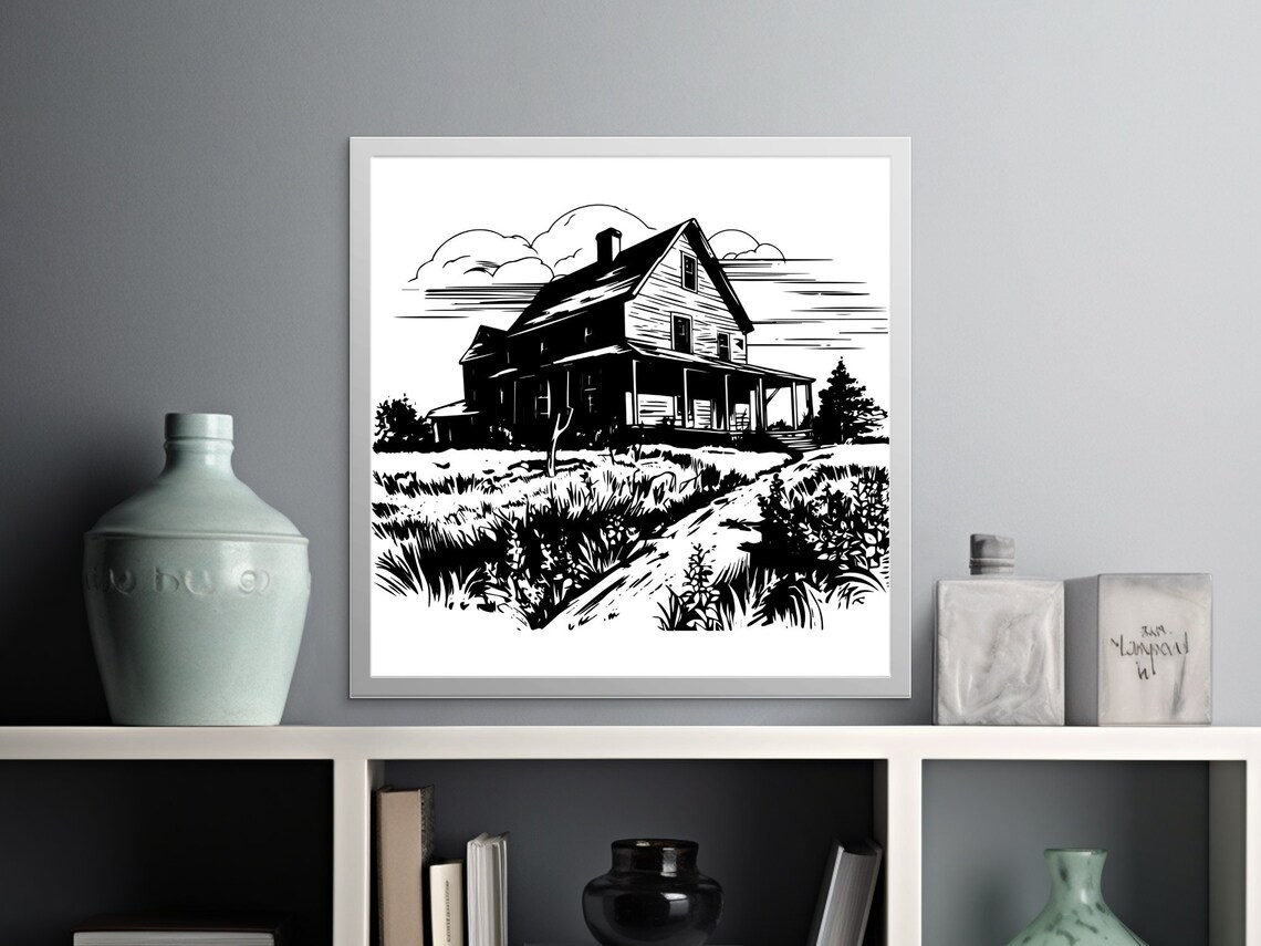 RUSTIC FARM HOUSE Svg, Rustic Ranch Retreat Svg Files for Cricut ...
