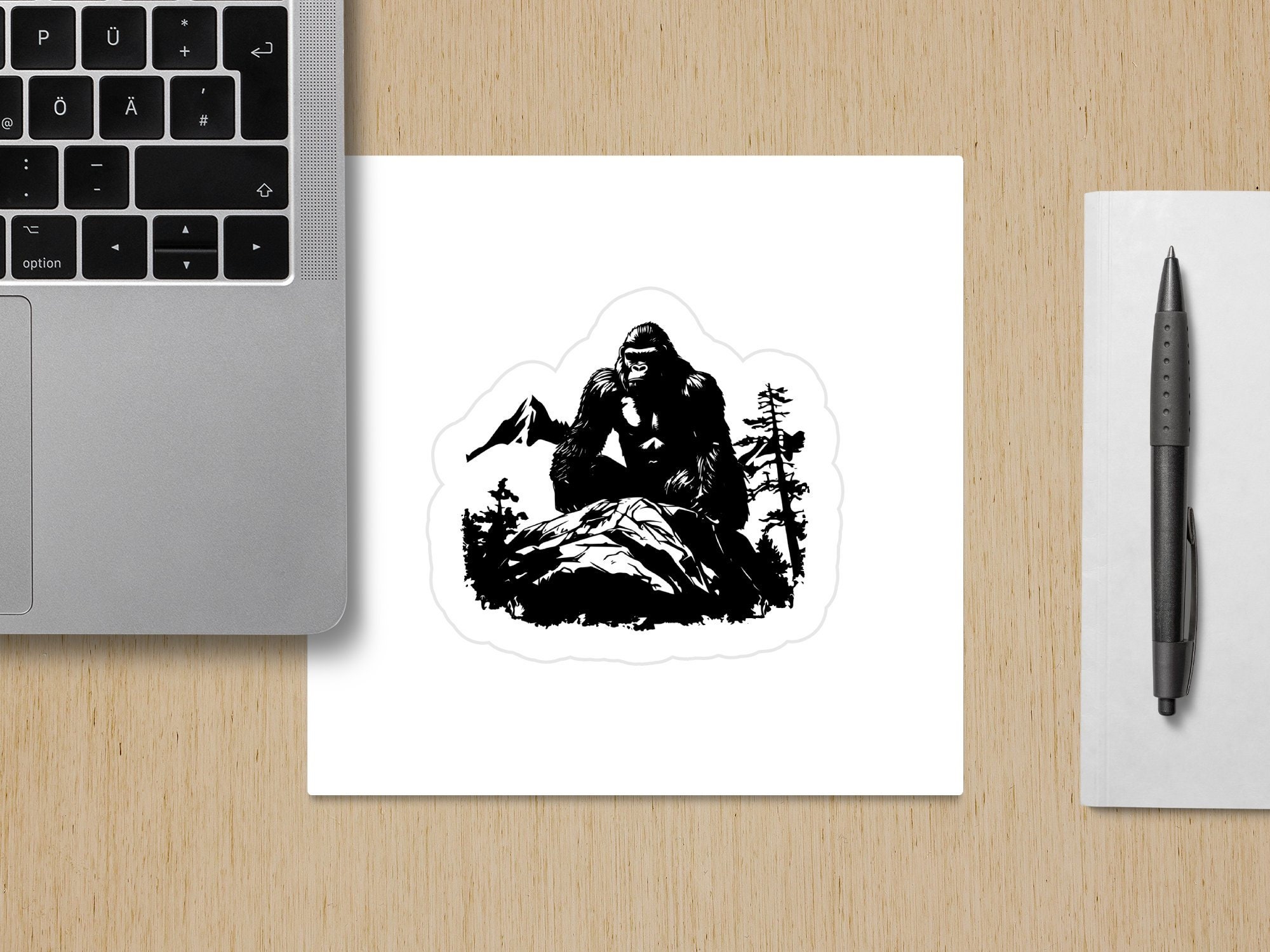 SILVERBACK GORILLA SVG, Silverback Gorilla Svg Files for Cricut ...