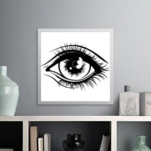 HUMAN EYE SVG, Human Pupil and Iris Svg Files for Cricut, Human Orbital ...
