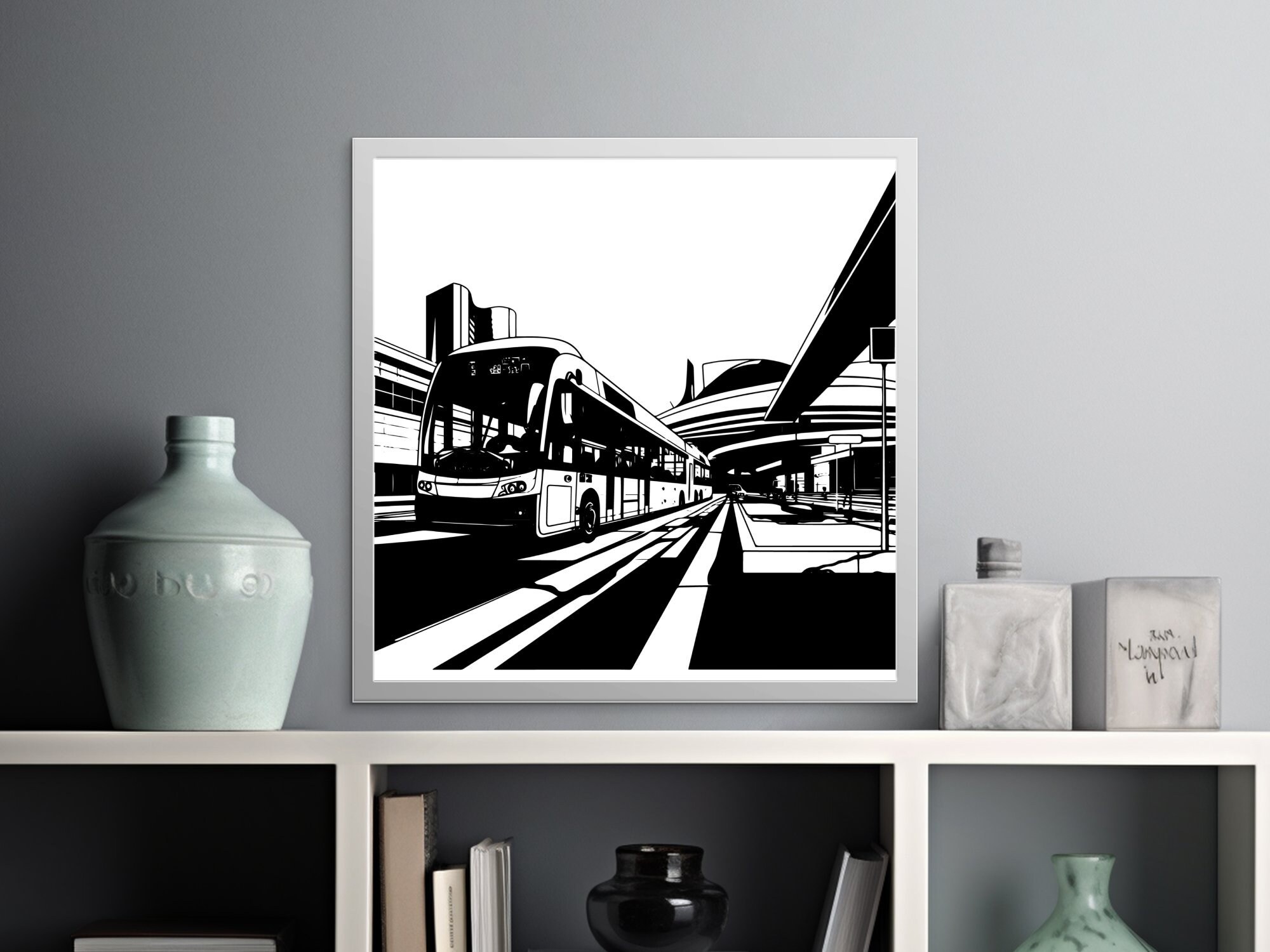 BUS STATION Svg, Bus Terminal Svg Files for Cricut, Bus Terminal ...