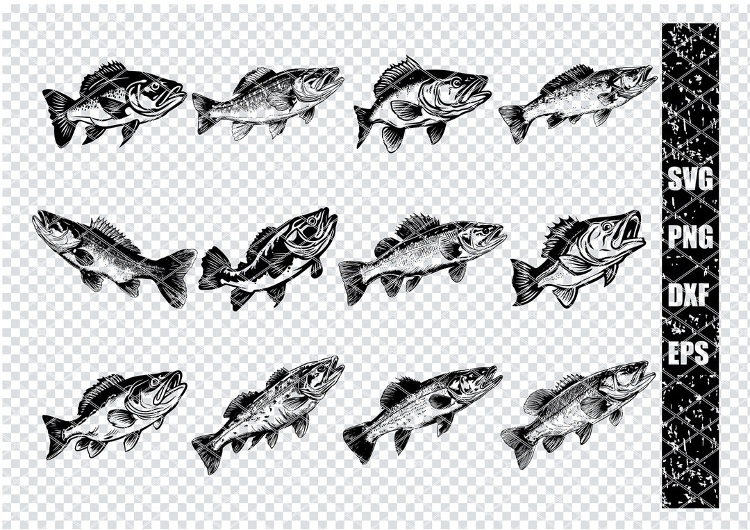 WALLEYE FISH SVG, Walleye Fish Svg Files for Cricut, Walleye Fish ...
