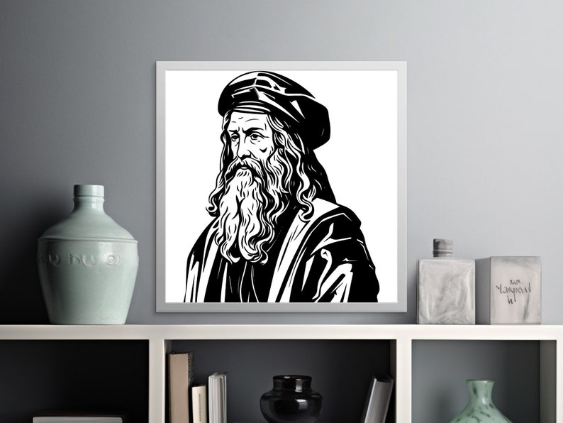 LEONARDO DA VINCI Svg, Leonardo Da Vinci Inventor Svg Files for Cricut ...