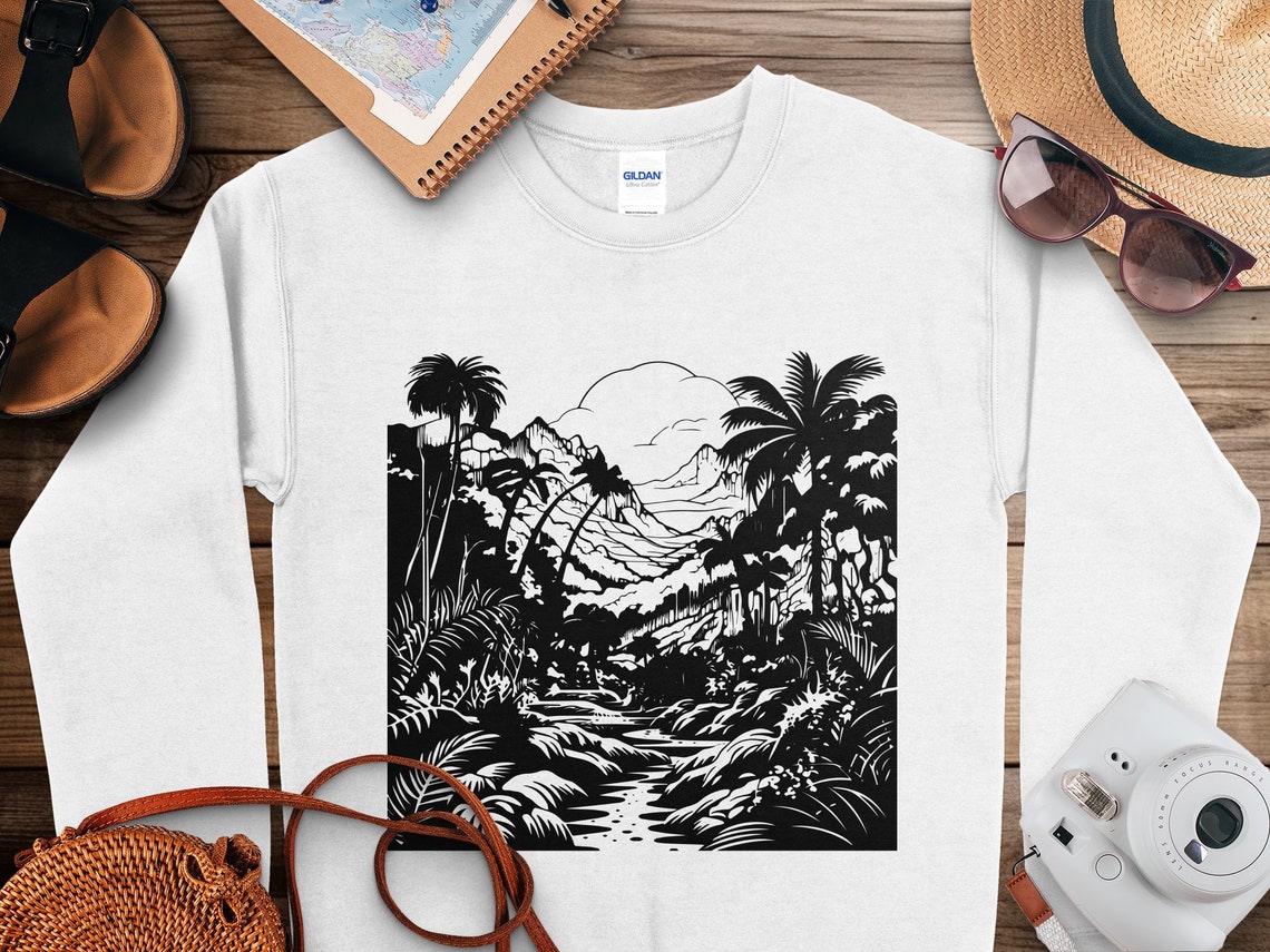 TROPICAL RAINFOREST Svg, RAINFOREST Vegetation Svg Files for Cricut ...