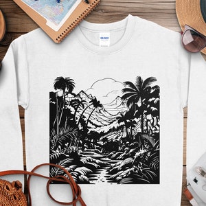 TROPICAL RAINFOREST Svg, RAINFOREST Vegetation Svg Files for Cricut ...