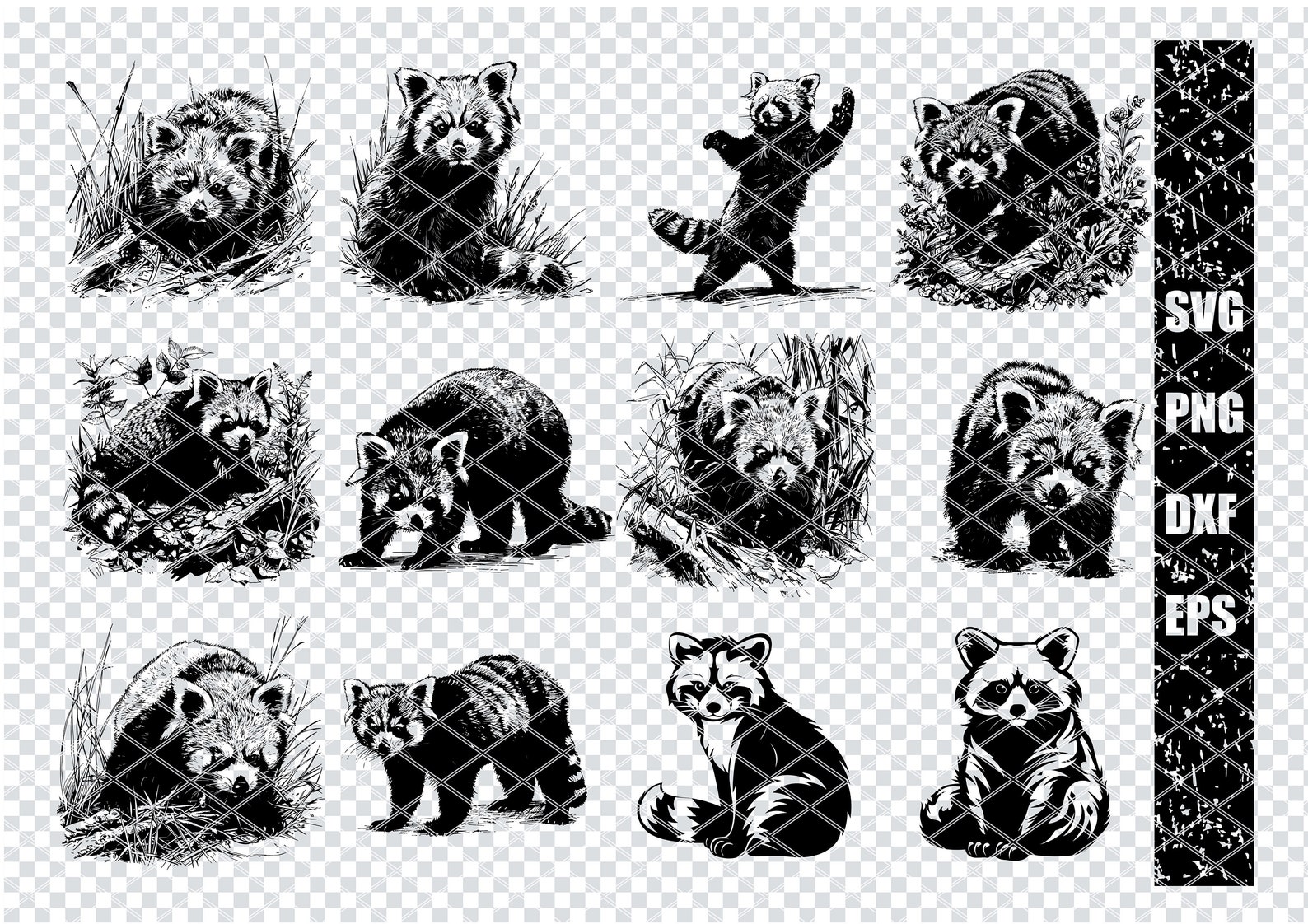 RED PANDA SVG, Red Panda Svg Files for Cricut, Red Panda Clipart, Laser ...