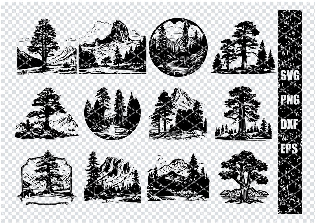 SEQUOIA NATIONAL PARK Svg, Sequoia National Park Svg Files for Cricut ...