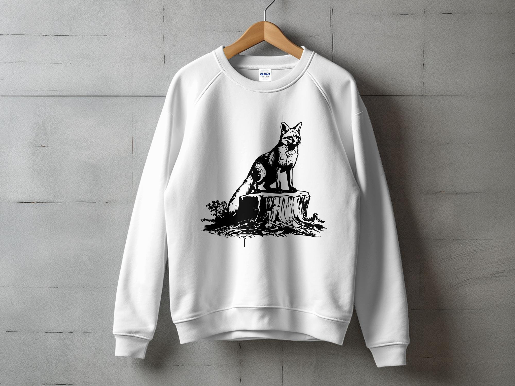 FOX SVG, FOX on Stump Clipart, Fox Svg Cut Files for Cricut, Fox ...