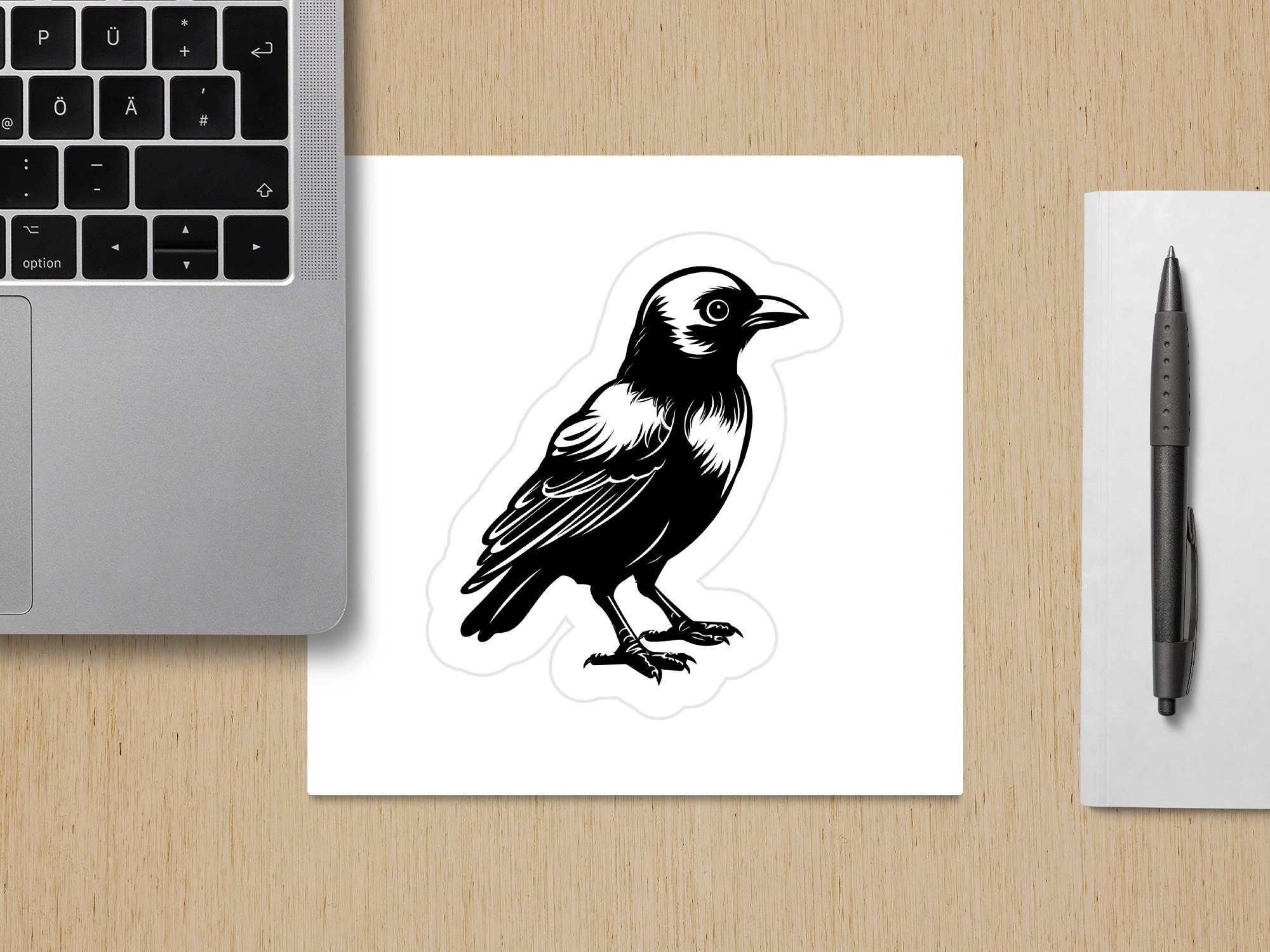CUTE BABY RAVEN Svg, Cute Baby Crow Svg Files for Cricut, Adorable Crow ...