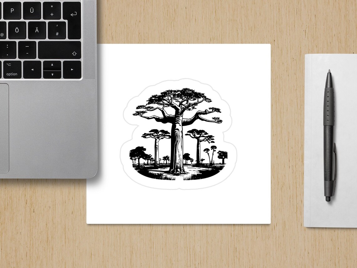 GIANT BAOBAB TREE Svg, Boab African Tree Svg Files for Cricut, Baobab ...
