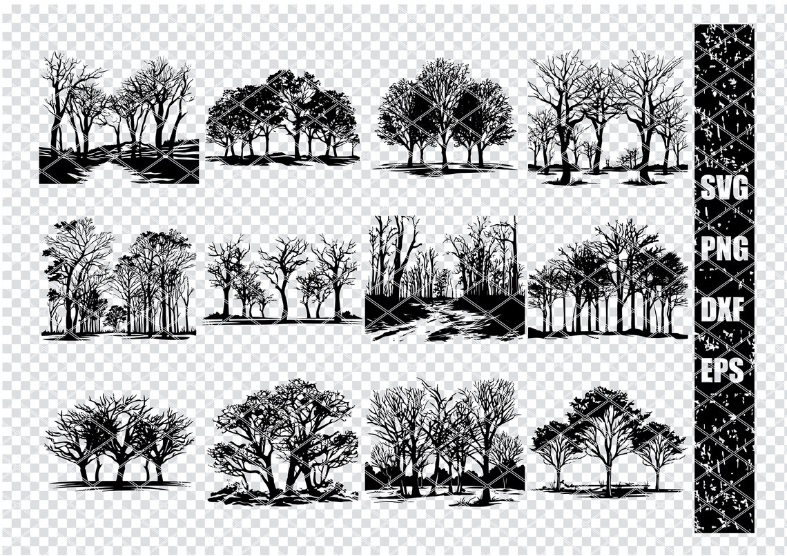 BLACK TUPELO TREE Svg, Tupelo Gum Tree Svg Files for Cricut, Tupelo ...