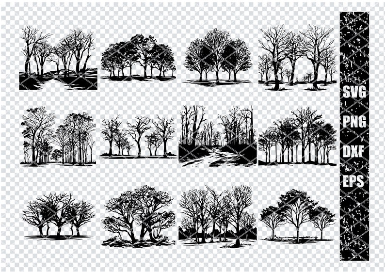 BLACK TUPELO TREE Svg, Tupelo Gum Tree Svg Files for Cricut, Tupelo ...