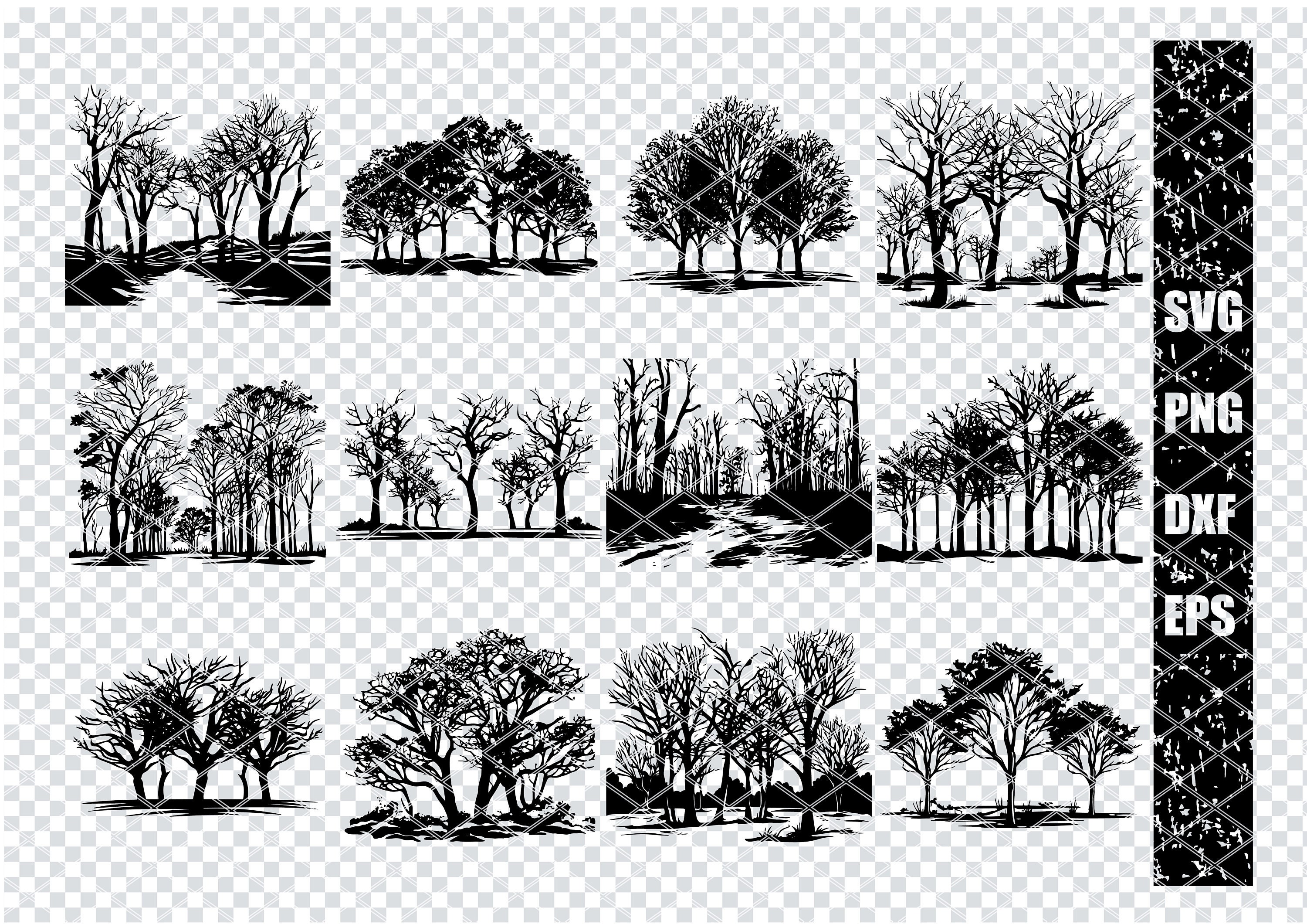 BLACK TUPELO TREE Svg, Tupelo Gum Tree Svg Files for Cricut, Tupelo ...