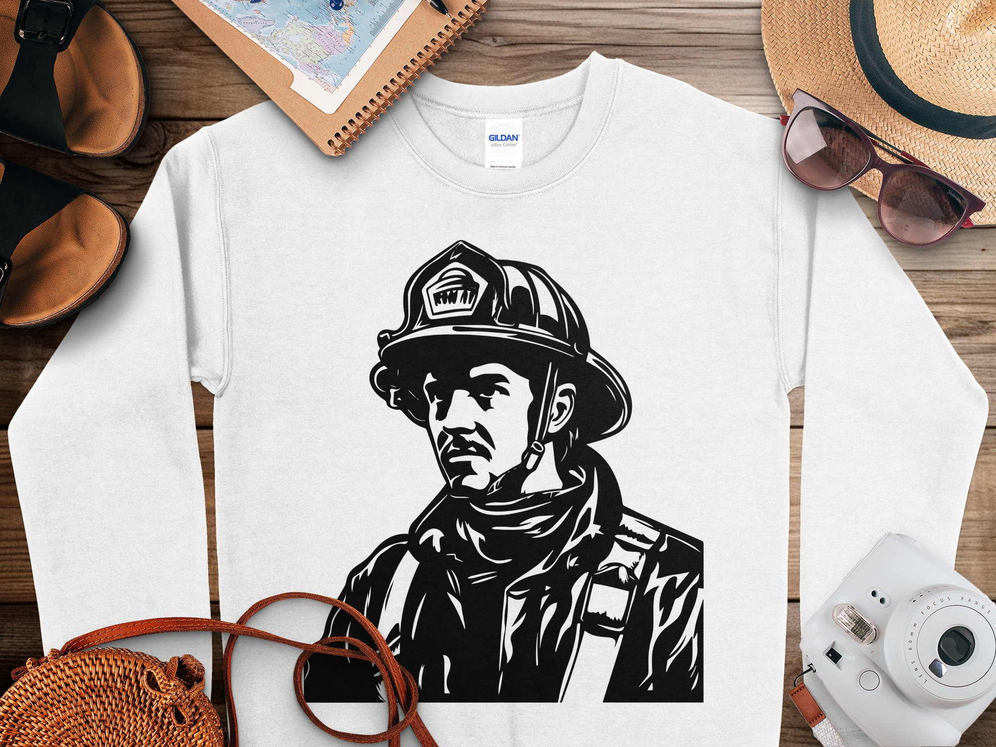 FIREFIGHTER SVG, FIREFIGHTER Svg Files for Cricut, Firefighter Clipart ...