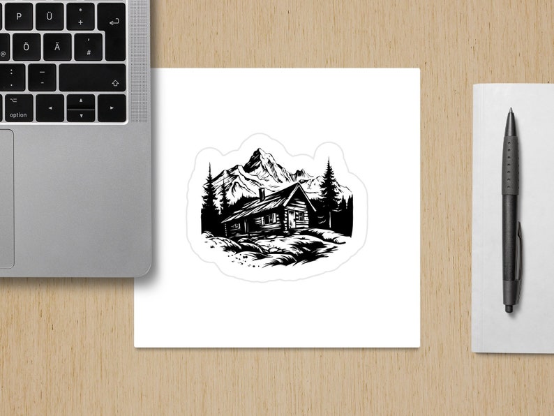 RUSTIC LOG CABIN Svg, Wilderness Wood Cabin Svg Files for Cricut, Wood ...