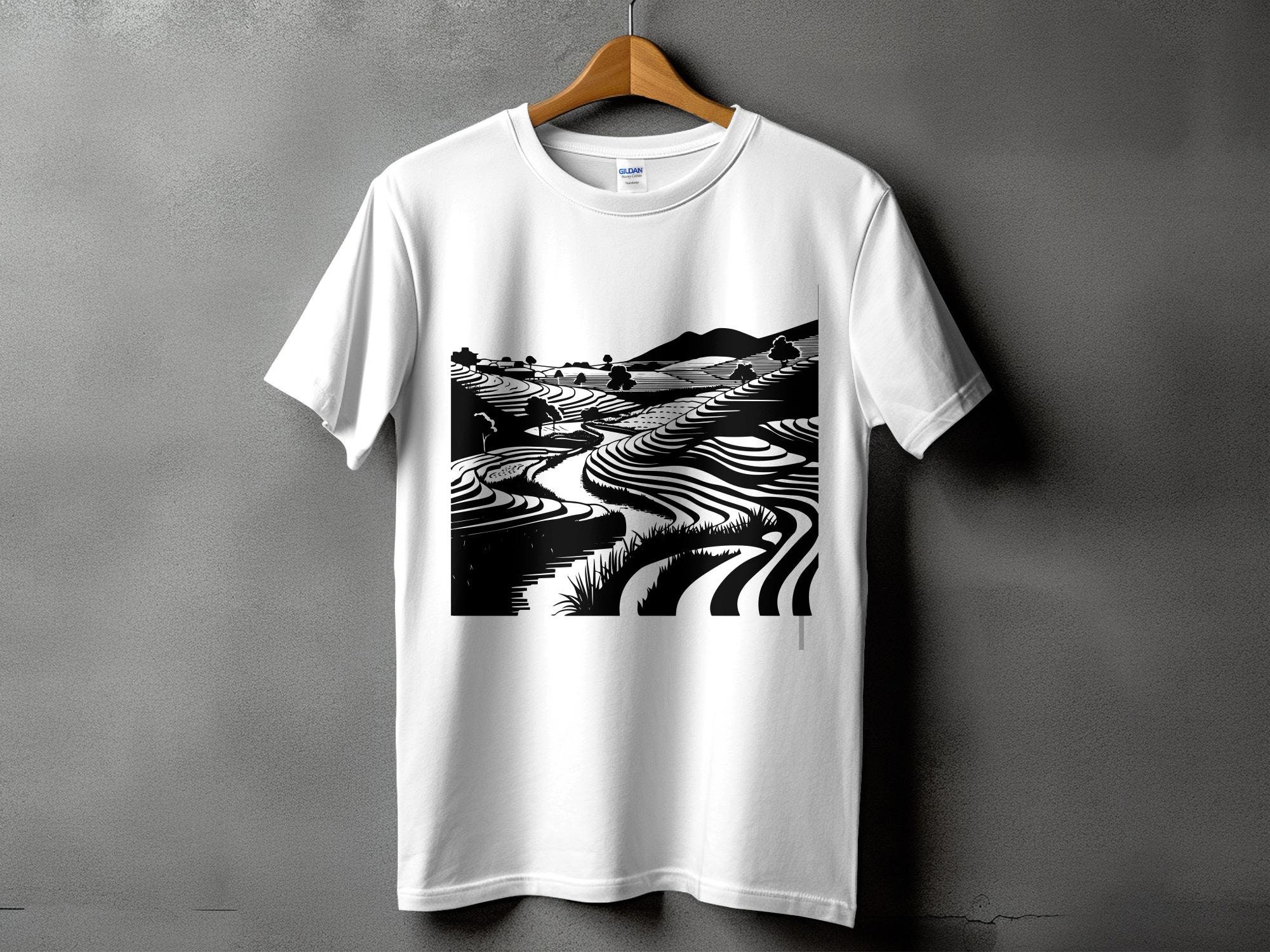 RICE FIELD SVG, Rice Field Terraces Svg Files for Cricut, Rural Asia ...