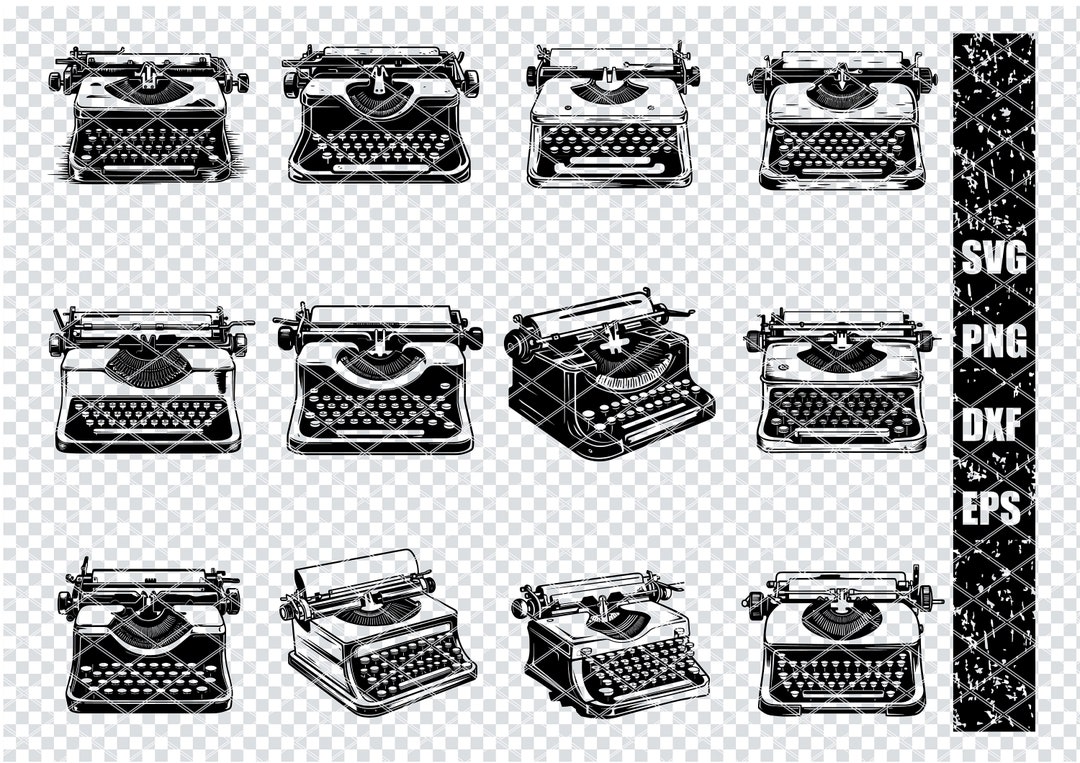 VINTAGE TYPEWRITER SVG, Vintage Typewriter Svg Files for Cricut ...