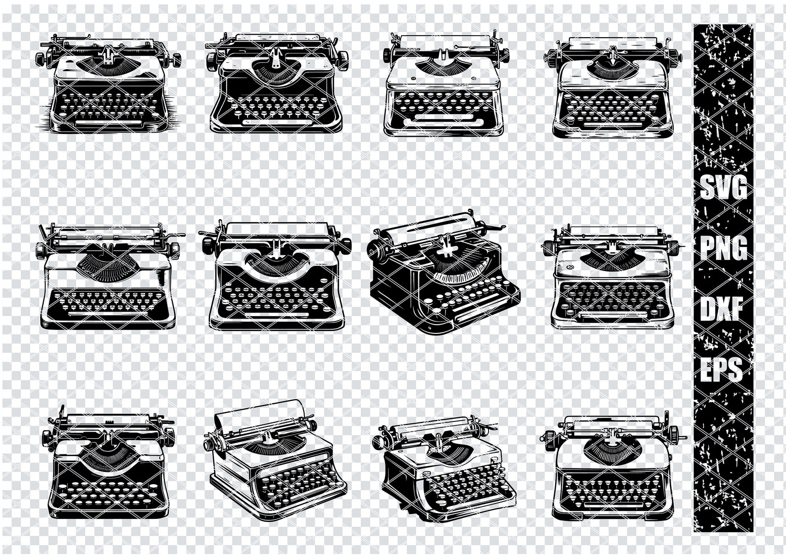 VINTAGE TYPEWRITER SVG, Vintage Typewriter Svg Files for Cricut ...