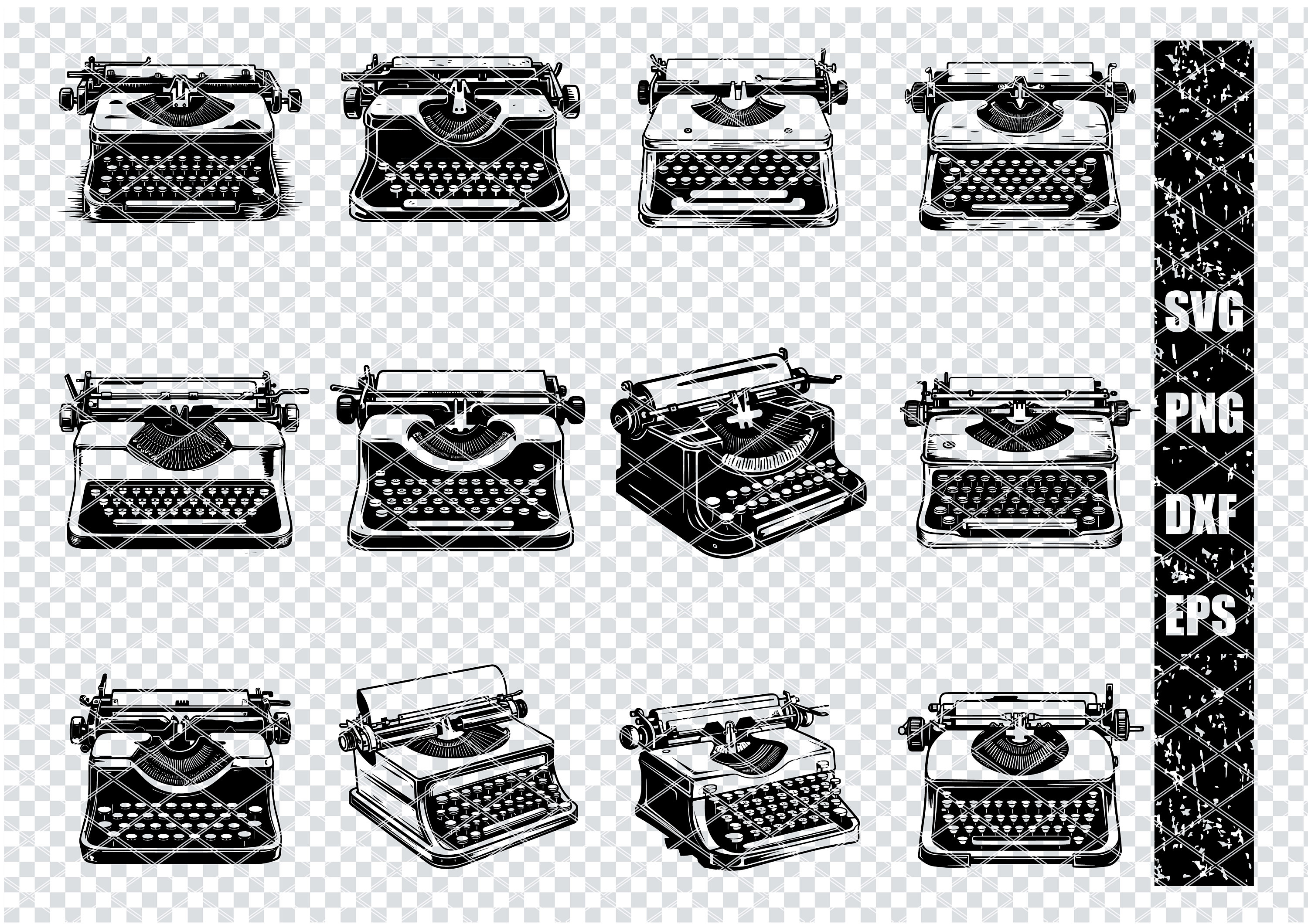 VINTAGE TYPEWRITER SVG, Vintage Typewriter Svg Files for Cricut ...