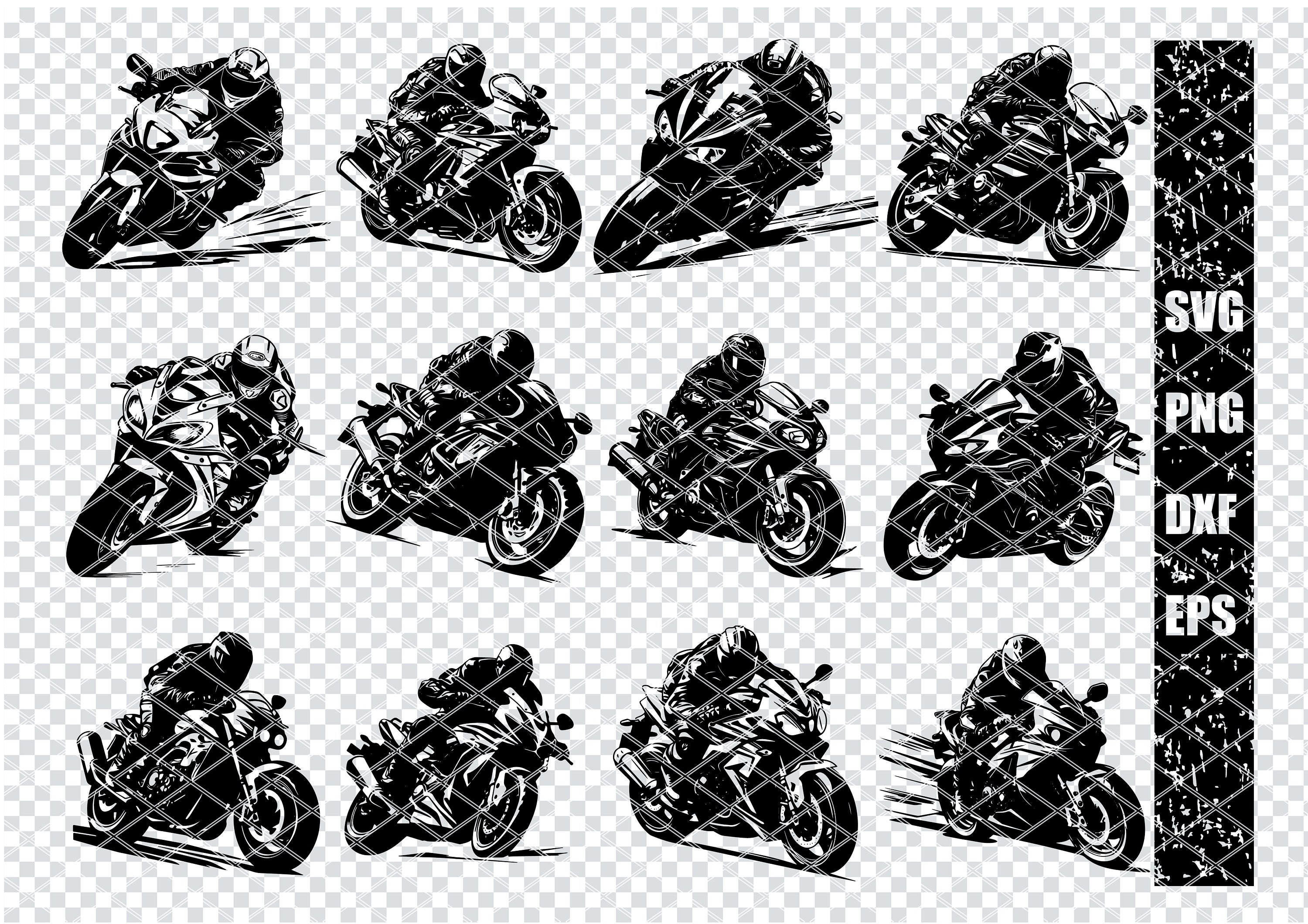Superbike Motorcycle Svg, Sport Bike Roadster Svg Files for Cricut, Performance Motorcycle ...