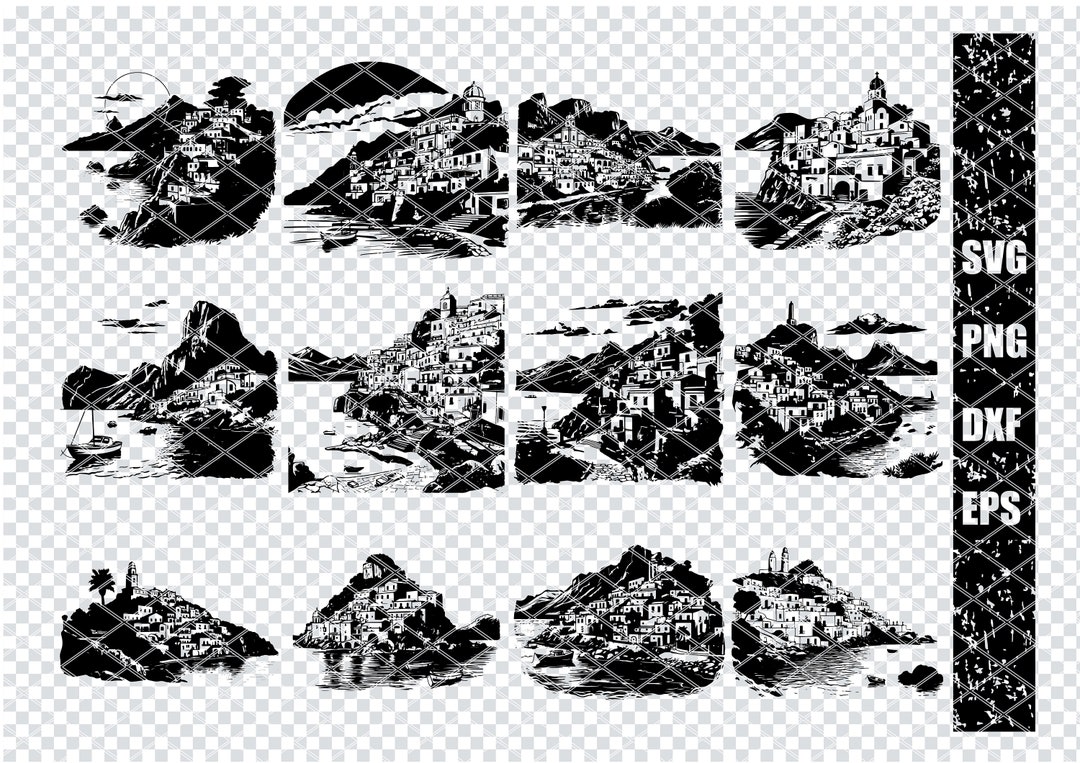 CAPRI ITALY ISLAND Svg, Capri Naples Sea Svg Files for Cricut, Capri ...