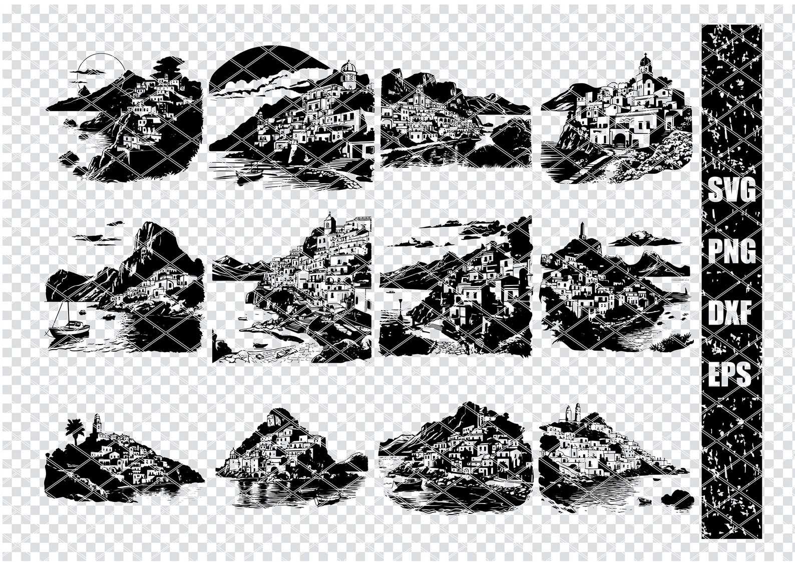 CAPRI ITALY ISLAND Svg, Capri Naples Sea Svg Files for Cricut, Capri ...