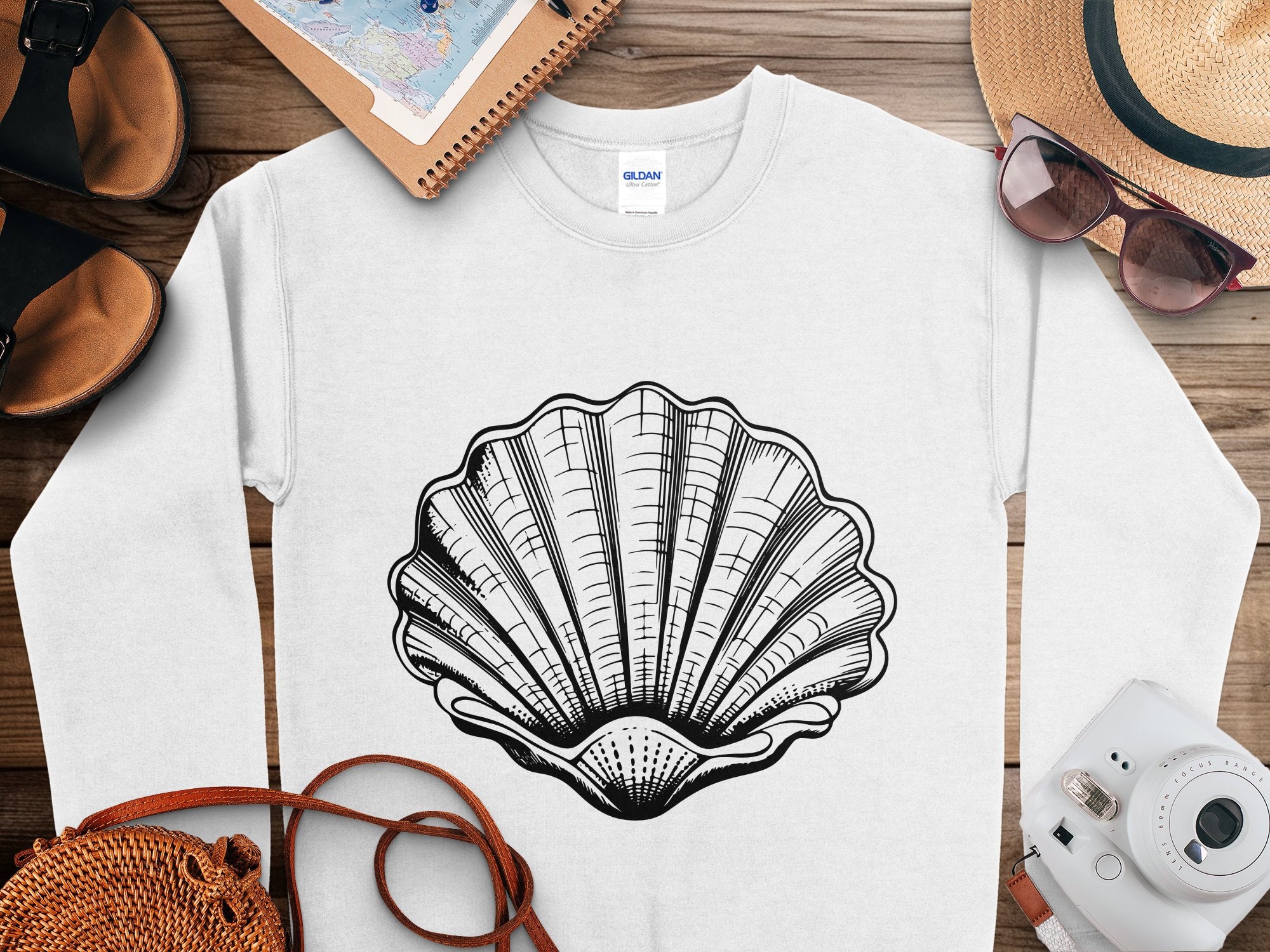 SEASHELL SVG, SEASHELL Svg Files for Cricut, Seashell Clipart, Seashell ...