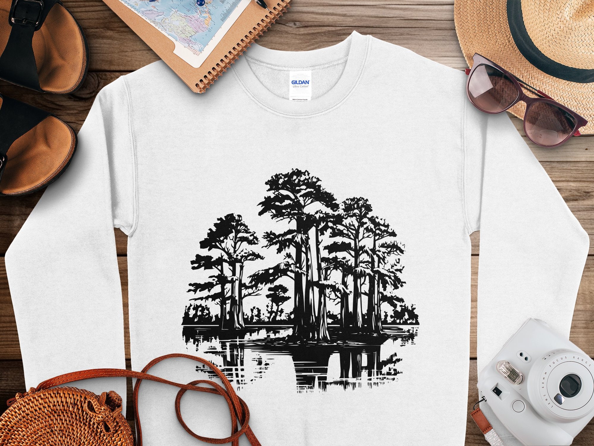 BALD CYPRESS TREE Svg, Swamp Cypress Tree Svg Files for Cricut, Wetland ...