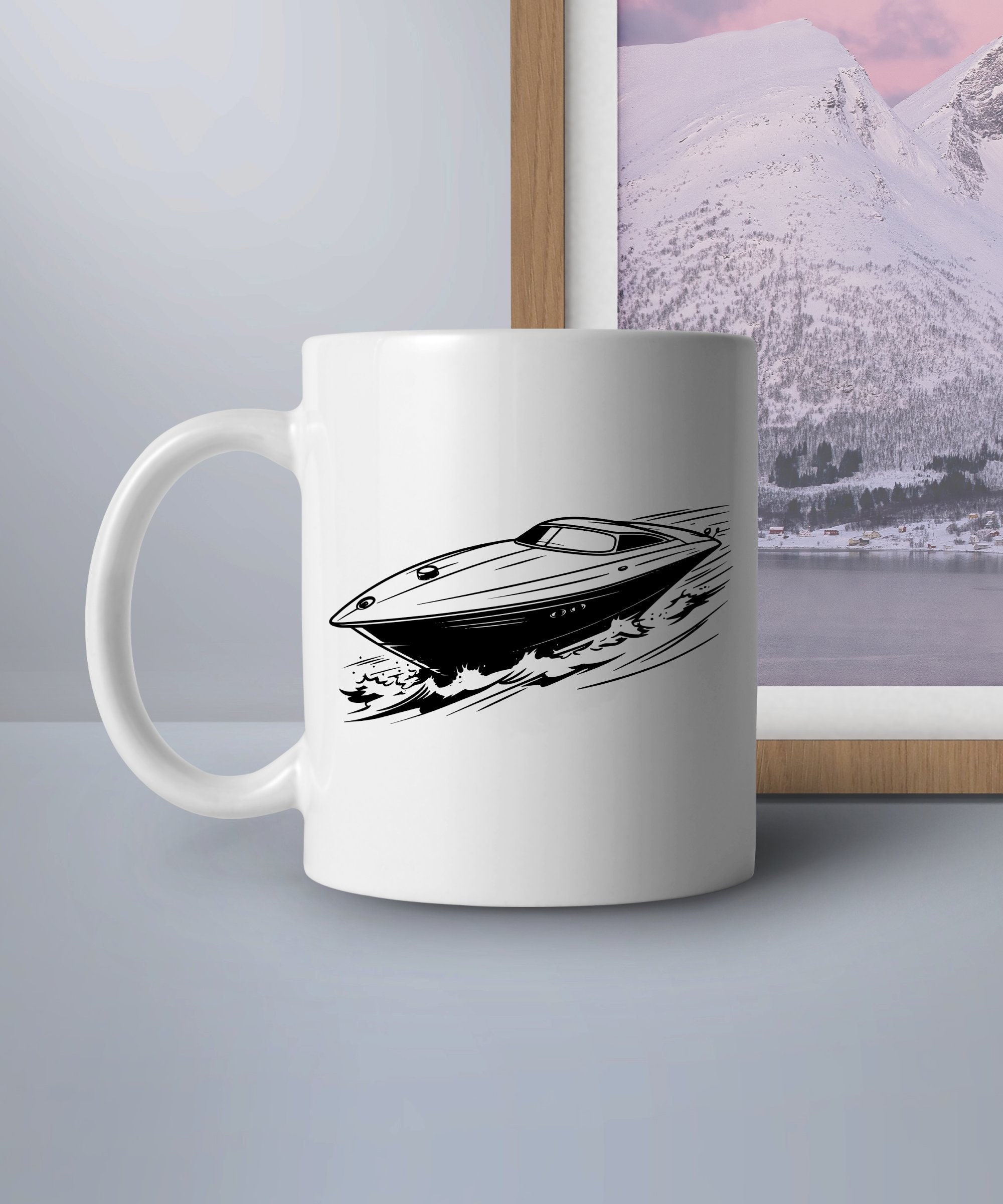 SPEEDBOAT POWERBOAT SVG, Speedboat Racing Svg Files for Cricut, Fishing ...