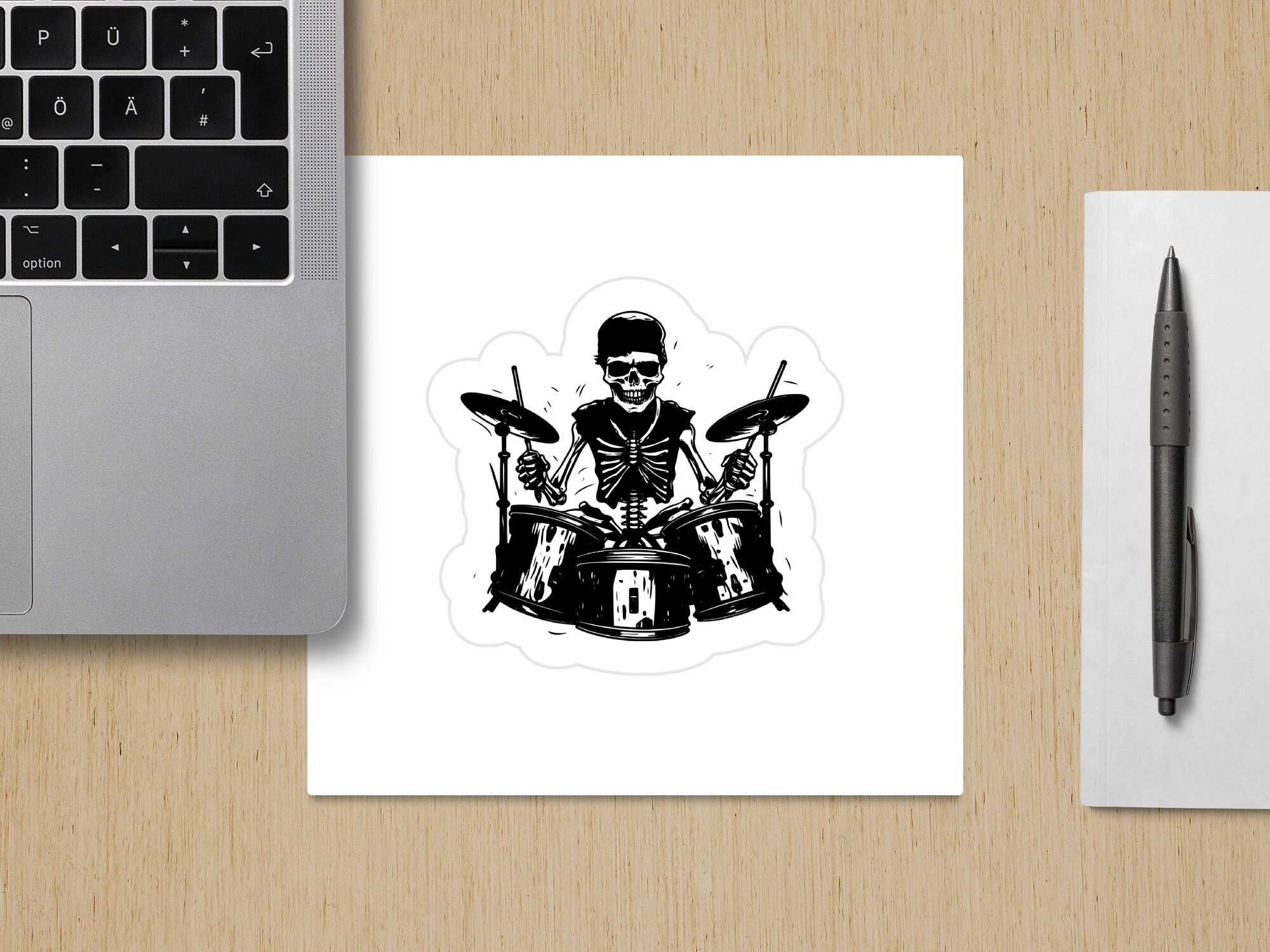 DRUM SET SKELETON Svg, Drum Set Skeleton Svg Files for Cricut, Skeleton ...
