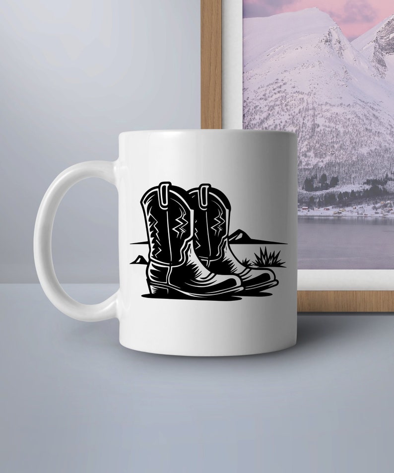 COWBOY BOOTS SVG, Cowboy Boots Svg Files for Cricut, Western Boots ...