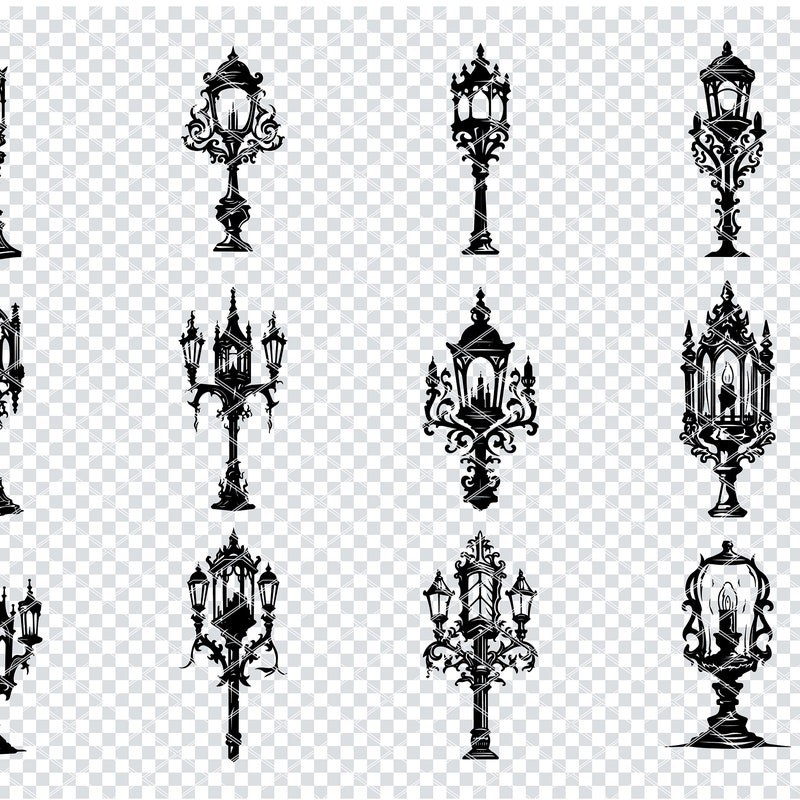 Street Lamp Decal - Etsy