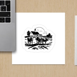 CATTLE BARN SVG, Bovine Ranch Svg Files for Cricut, Heifer Cow Clipart ...