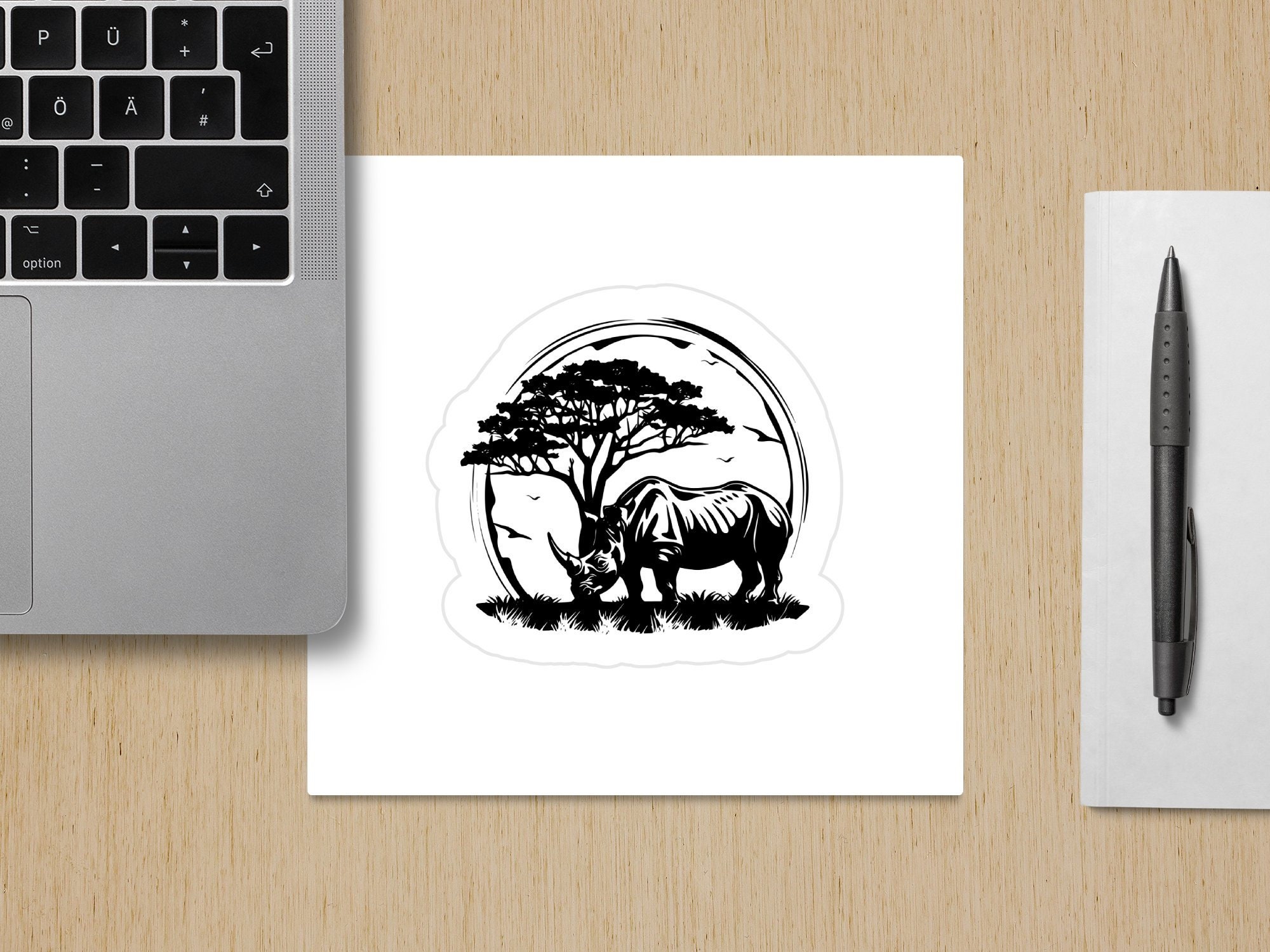AFRICAN RHINOCEROS SVG, Indian Rhino Svg Files for Cricut, Sumatra ...