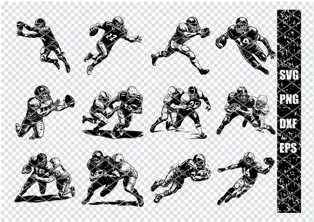 FOOTBALL SVG Bundle, FOOTBALL Svg Cut Files for Cricut, Football ...