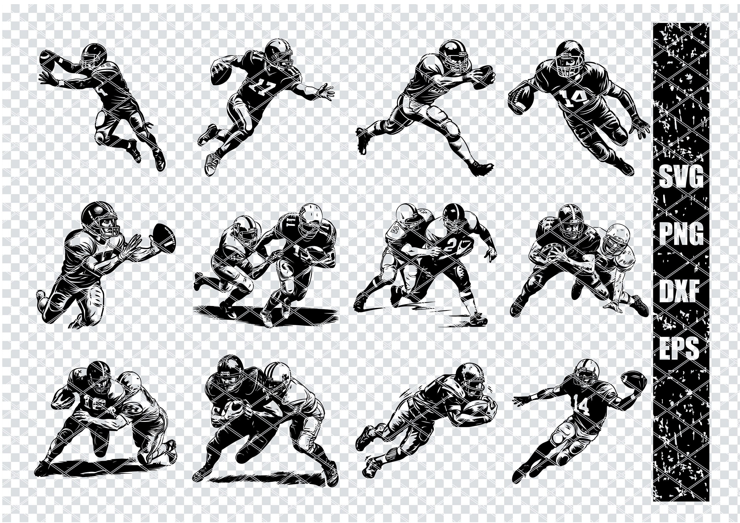 FOOTBALL SVG Bundle, FOOTBALL Svg Cut Files for Cricut, Football ...