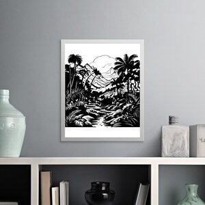 TROPICAL RAINFOREST Svg, RAINFOREST Vegetation Svg Files for Cricut ...