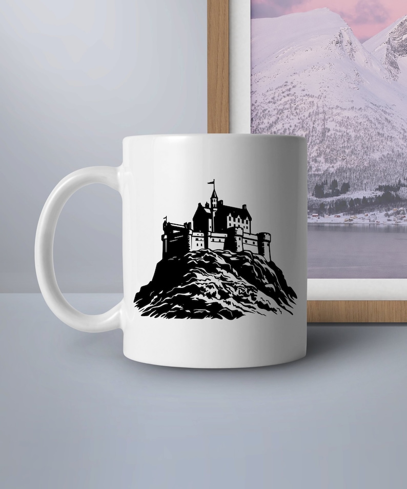 EDINBURGH CASTLE SVG, Edinburgh Castle Svg Files for Cricut, Scottish ...