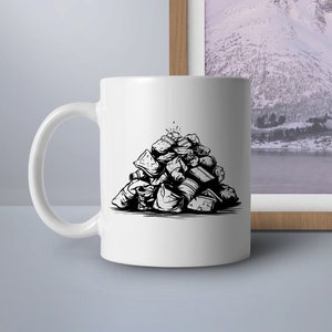 RUBBISH TRASH HEAP Svg, Pile of Rubbish Svg Files for Cricut, Junk Pile ...