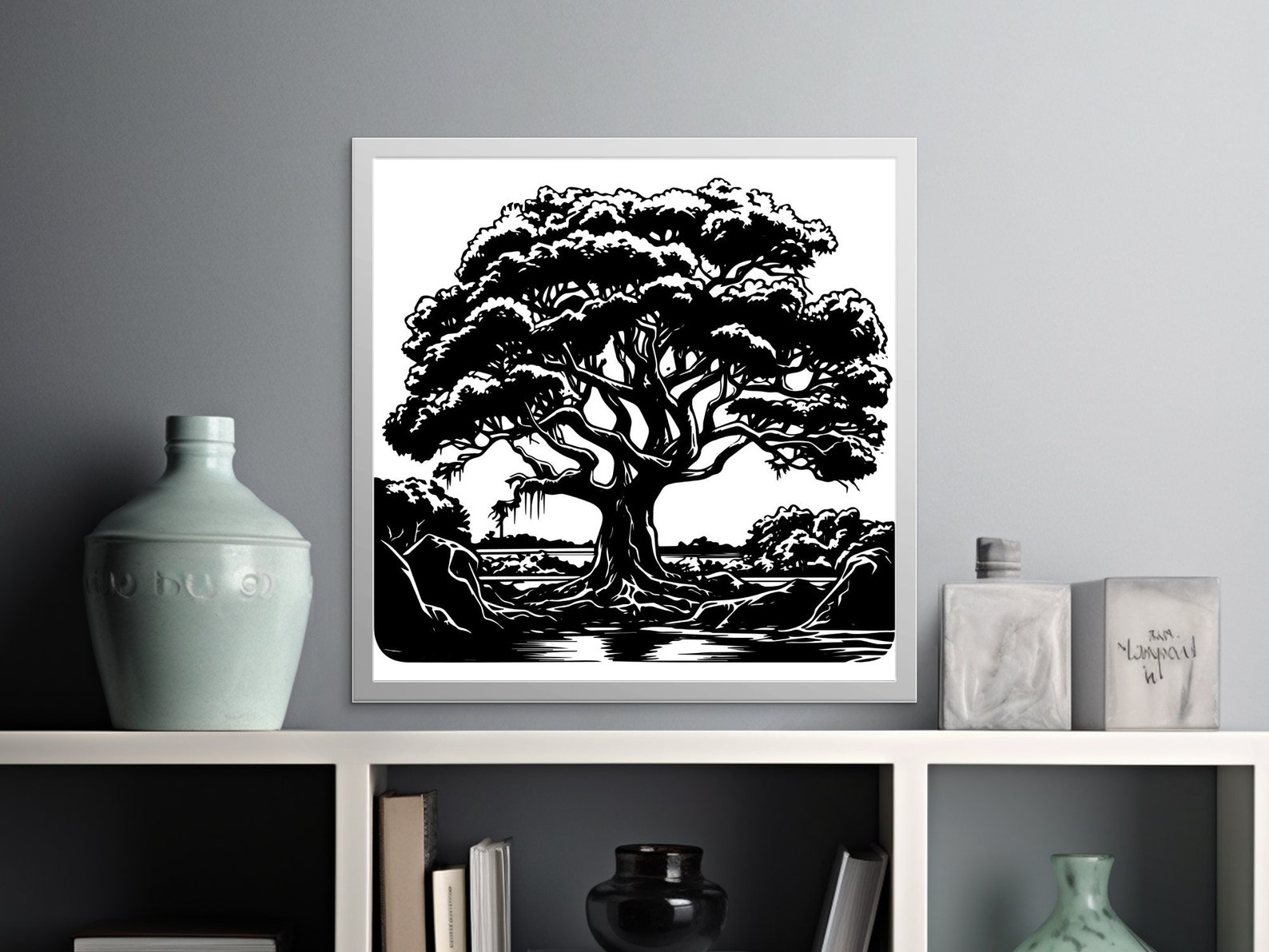 LAHAINA BANYAN TREE Svg, Hawaii Banyan Tree Svg Files for Cricut ...