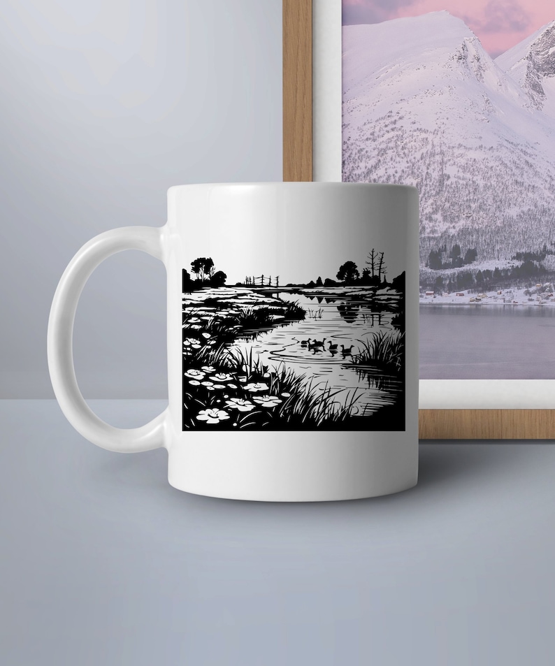 WATER POND SVG, Pond Lagoon Svg Files for Cricut, Water Reservoir ...