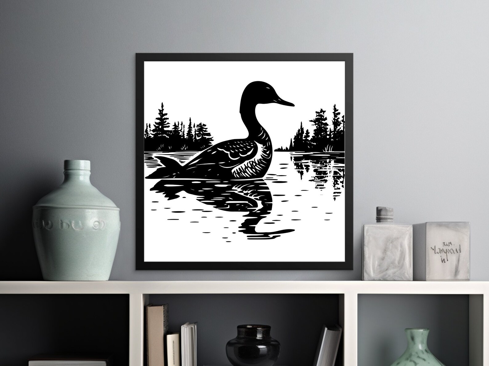 COMMON LOON SVG, Lake Loon Svg Files for Cricut, Common Loon Clipart ...